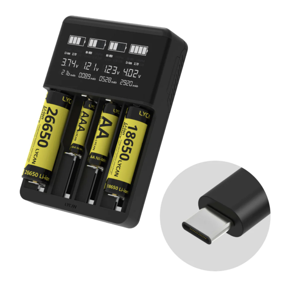 【LYCAN】 L4 Plus電池充電器 | 楔石攝影怪兵器