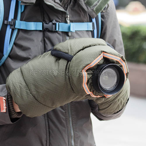 TONBA 羽絨微單防寒護套(綠) | 楔石攝影怪兵器