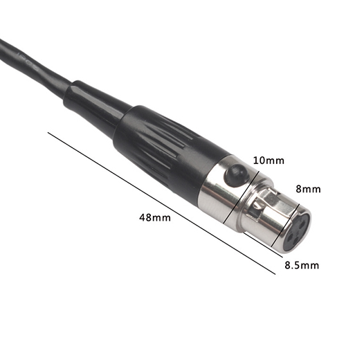 Keystone 鍍金3.5公-MINI XLR 3PIN轉接線 | 楔石攝影怪兵器